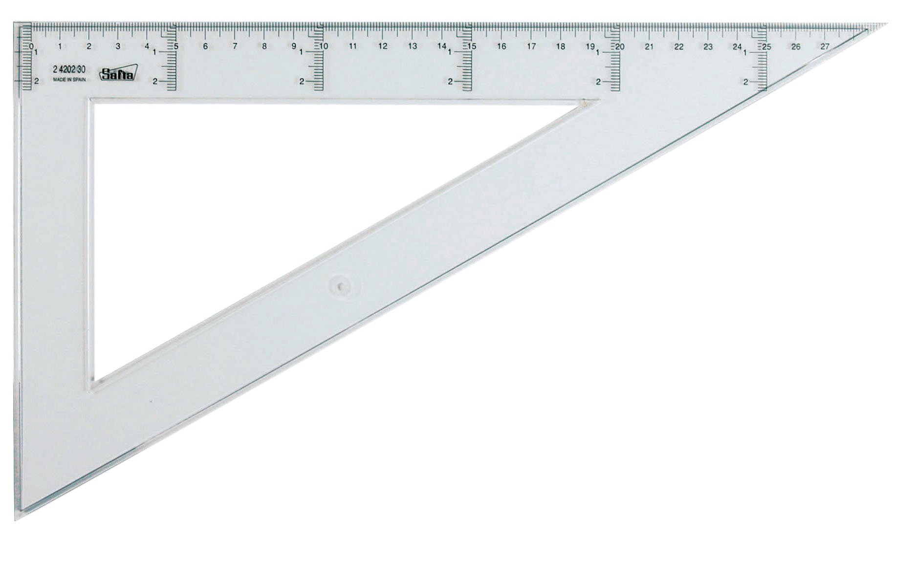 SAF CARTABON PLASTICO 30CM